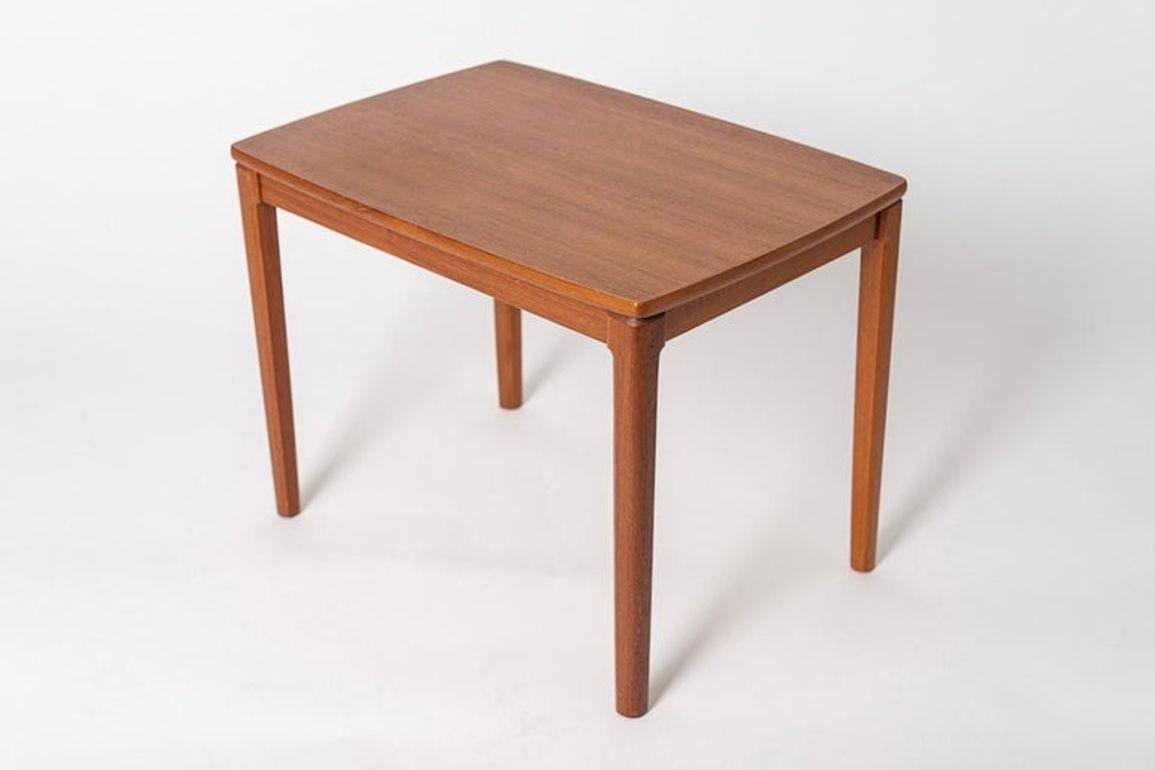 Mid Century Swedish Teak Wood Side Table by Albert Larsson – capsule