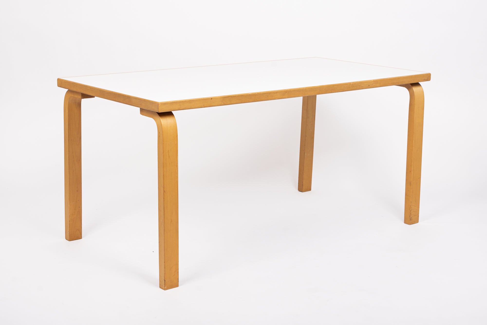 Modernist Plywood & Laminate Table by Alvar Aalto for Artek – capsule